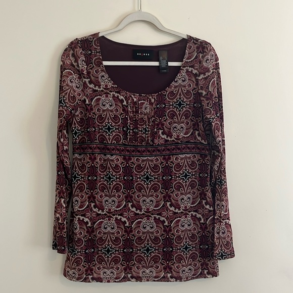 Axcess | Tops | Vintage Axcess Boho Babydoll Top Mesh Sheer Paisley Y2k ...